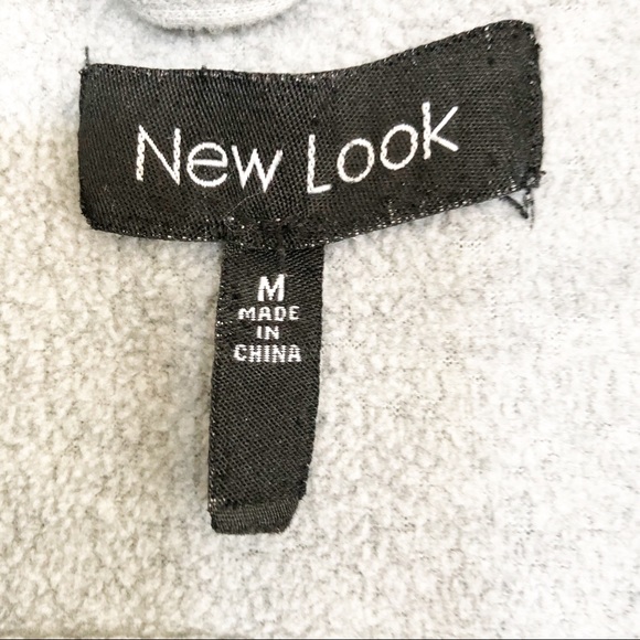 ASOS | Jackets & Coats | Asos New Look Gray Hooded Jacket Sz Medium ...